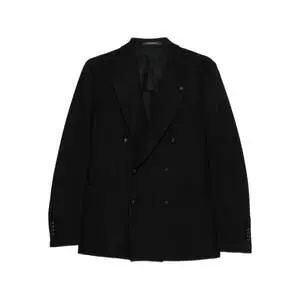 Tagliatore Textured Double-breasted Blazer