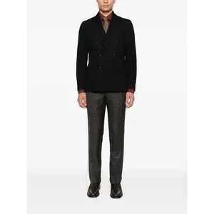 Tagliatore Textured Double-breasted Blazer
