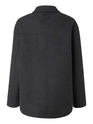 Fendi Wool Double-breasted Pea Coat