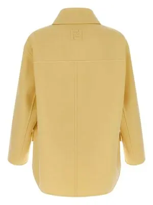 Fendi Wool Double-breasted Pea Coat