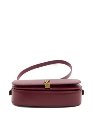 Saint Laurent Voltaire Box Leather Bag - Red