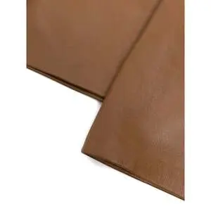 Saint Laurent Long Leather Gloves - Brown