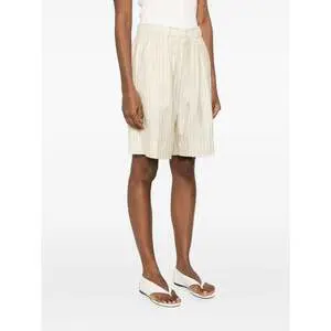 Carven Silk Blend Knee-length Shorts