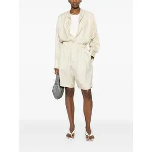 Carven Silk Blend Knee-length Shorts