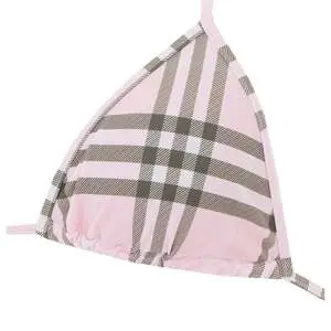 Burberry Reversible Sadie Check Bikini Bra - Pink