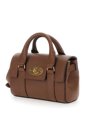 Mulberry Bayswater Mini Handbag With Turnlock Closure