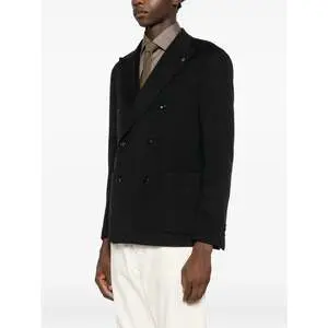 Tagliatore Double-breasted Peak Lapel Blazer