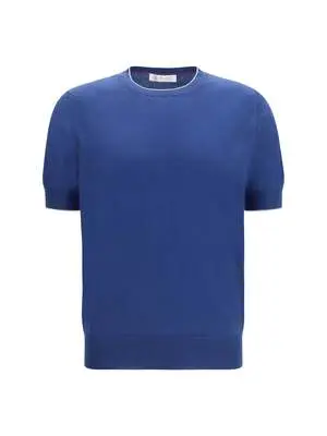 Brunello Cucinelli Cotton T-shirt - Blue