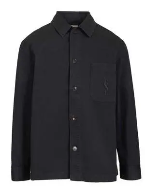 Saint Laurent Cassandre Overshirt - Blue
