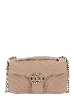 Gucci GUCCI GG Marmont Shoulder Bag In Leather Multicolor