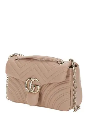 Gucci Gg Marmont Shoulder Bag In Leather
