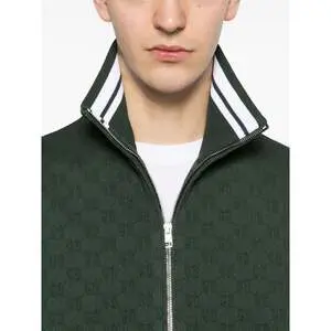Gucci Patterned Zip-up Track Jacket