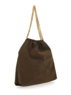 Stella McCartney Falabella Shoulder Bag With Chain Strap And Drawstring Closure In Eco-leather