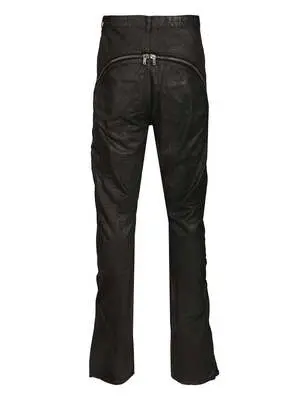 Rick Owens Bolan Banana Waxed Denim Jeans - Black