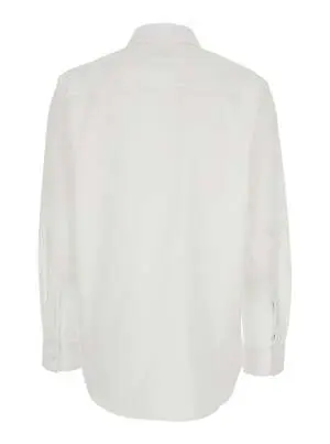 Burberry Ellora Shirt With Embroidered Logo - Multicolor