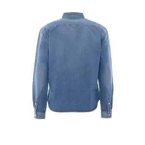 Saint Laurent Cassandre Denim Shirt - Blue