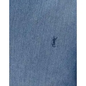 Saint Laurent Cassandre Denim Shirt - Blue
