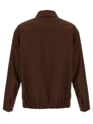 Gucci Wool Twill Zip-up Jacket