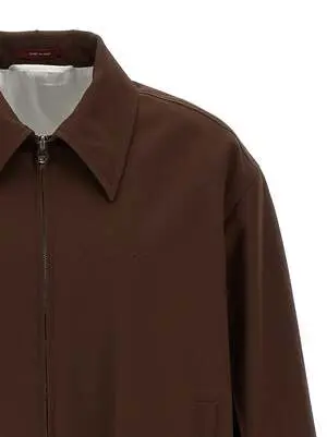 Gucci Wool Twill Zip-up Jacket