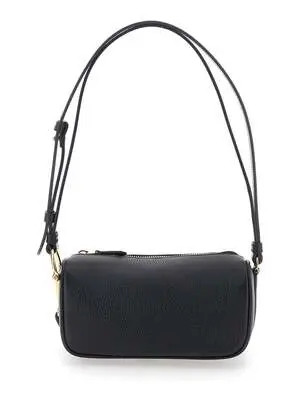 Gucci Black Grained Leather Mini Bag With Half Horsebit Detail - Multicolor