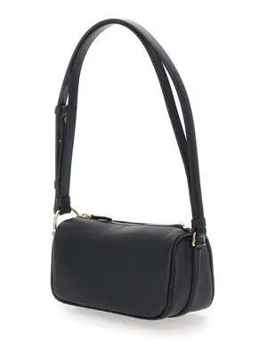 Gucci Black Grained Leather Mini Bag With Half Horsebit Detail - Multicolor