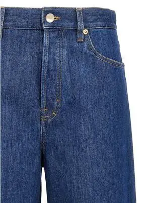Gucci Loose Fit Cotton Denim Jeans