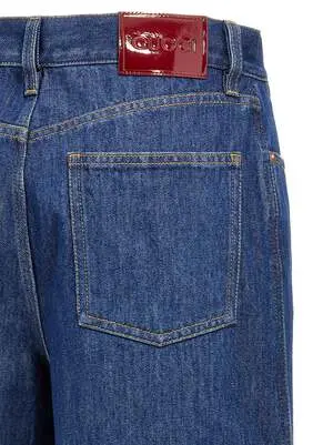 Gucci Loose Fit Cotton Denim Jeans