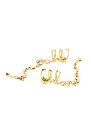 Chloé Gold Tone Earrings