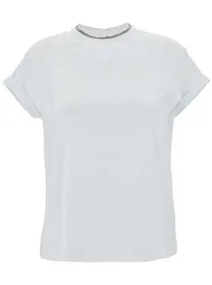 Brunello Cucinelli Embellished T-shirts