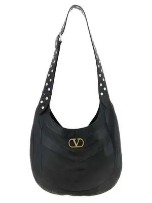 Valentino Garavani Medium Hoboho Shoulder Bag - Black