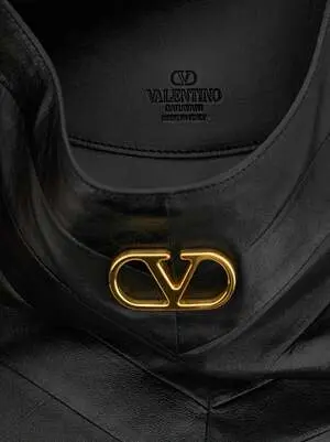 Valentino Garavani Medium Hoboho Shoulder Bag - Black