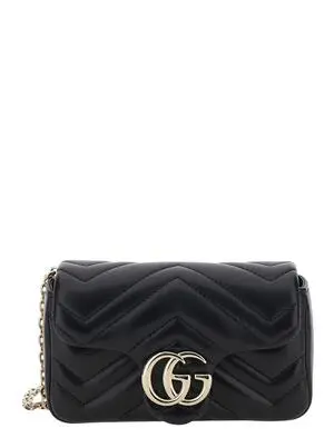 Gucci Ophidia Mini Bag With Gg Plate - Multicolor
