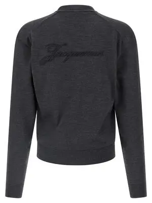Jacquemus Le Cardigan Brodé Merino Wool Cardigan