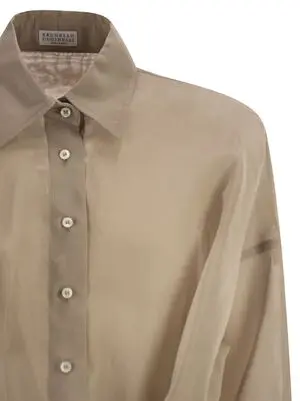 Brunello Cucinelli Shirt With Front Knot Detail