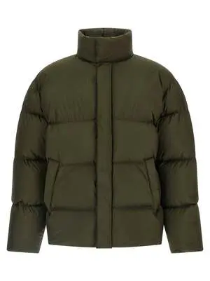 Saint Laurent Quilted Goose Feather Down Jacket - Green