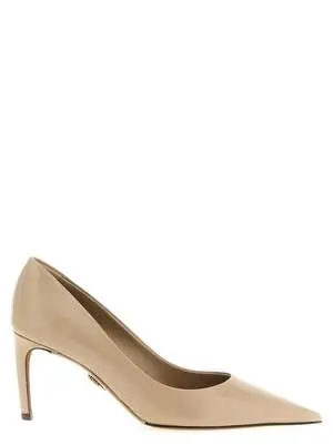 Dolce & Gabbana Dolce & Gabbana Calf Leather 'Devotion' Pumps Cream