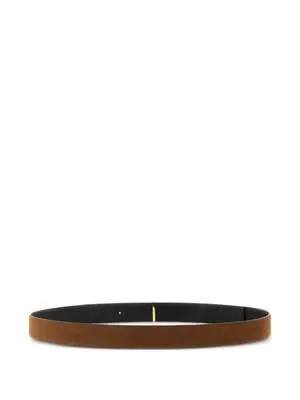 TOM FORD Reversible Belt With Logo Buckle - Brown