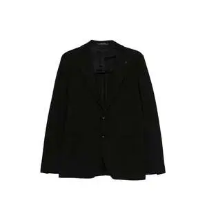 Tagliatore Cotton Blazer With Notched Lapels