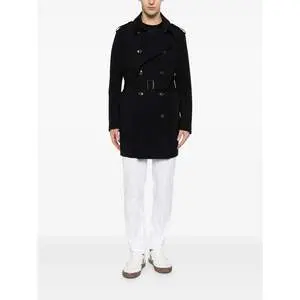 MONTECORE Double Breasted Belted Trench Coat
