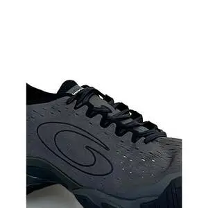 Balenciaga Grey Polyester Rubber Sole Sneakers - Gray
