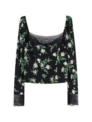 Dolce & Gabbana Dolce & Gabbana Floral Lace Blouse Multicolor