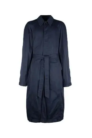 Balenciaga Belted Trench Coat - Multicolor