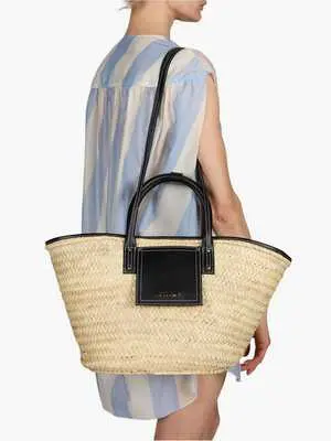 Jacquemus The Soli Basket Bag - Black