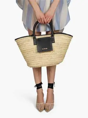 Jacquemus The Soli Basket Bag - Black