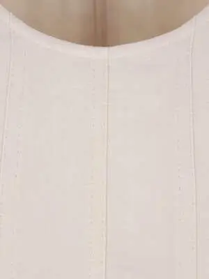 Brunello Cucinelli Sleeveless Crewneck Pleated Dress