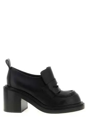 Moschino Leather Loafers - Black