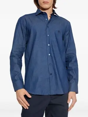 Etro Embroidered Logo Cotton Shirt