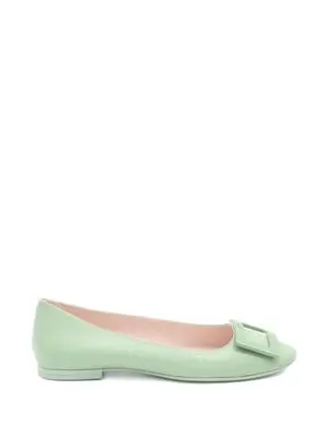 ROGER VIVIER Gommettine Leather Ballet Flats - Multicolor