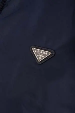 Prada Zip-up Jacket With Stand Collar
