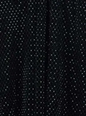 Sportmax Mesh And Rhinestone Embellished Sleeveless Top - Black
